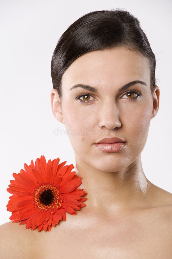 Beauty with Not Retouched Skin Stock Image - Image of concept ...