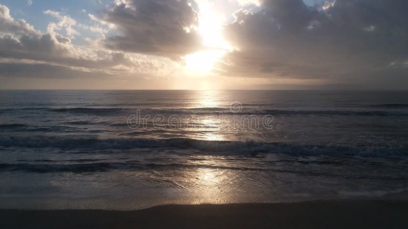 Beauty Ocean Florida Beach Sun Stock Photo - Image of ocean, beauty ...