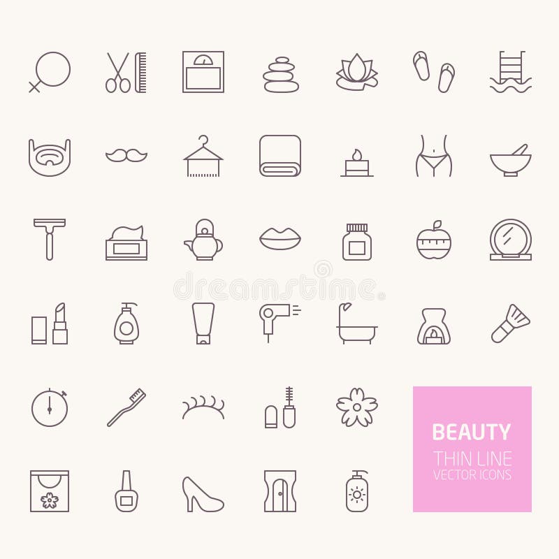 Church and Christian Community Flat Outline Icons. Vector Set Stock ...