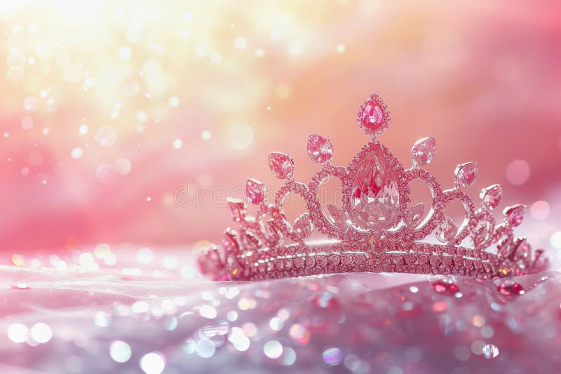 Beauty Pageant Background, Tiara with Copy Space Stock Photo - Image of ...