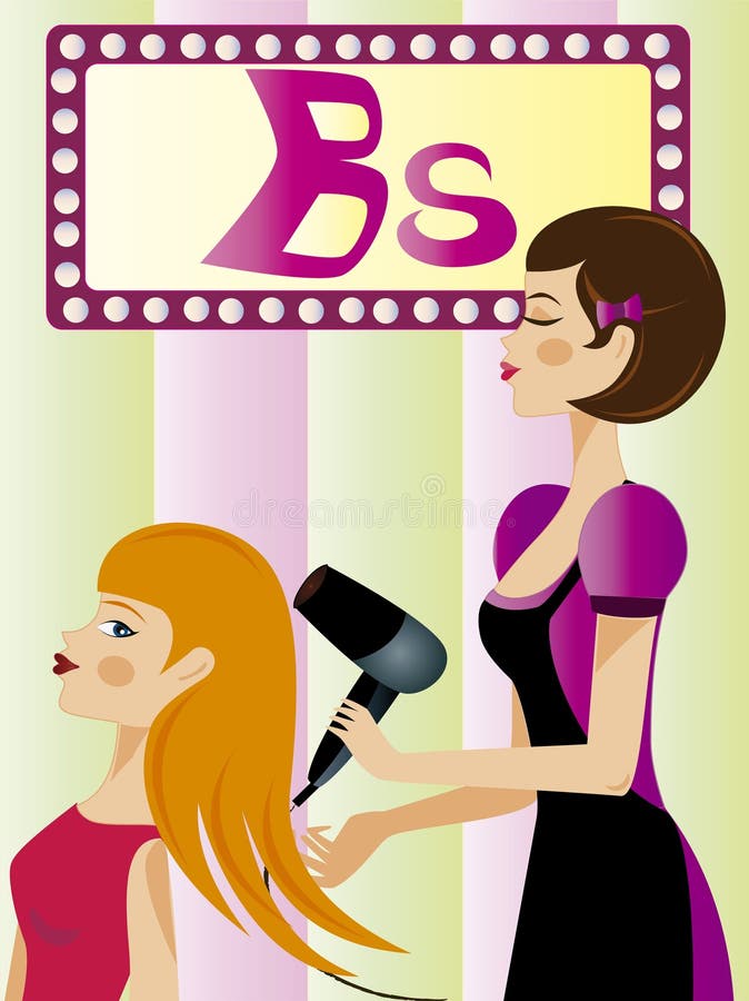 Beauty parlor stock vector. Illustration of drawing - 362595217