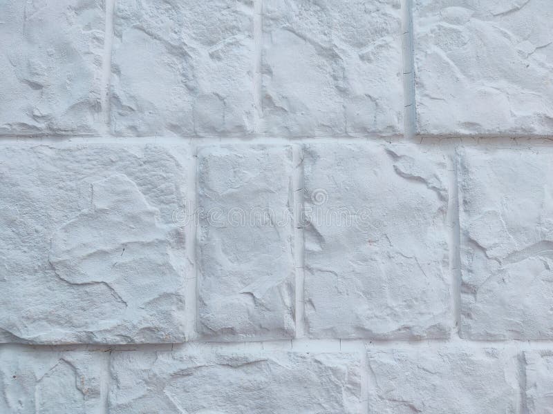 The Beauty of the Pattern of the White Cement Wall in the Coffee Shop ...