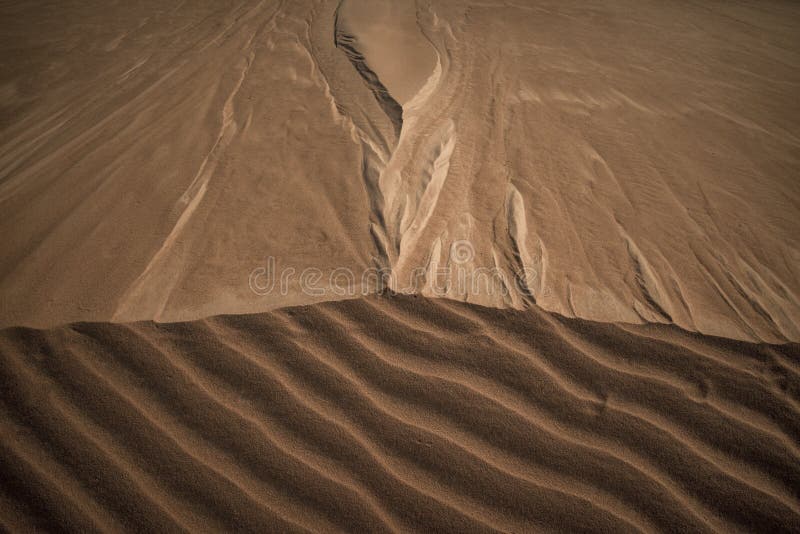 Abstraction of Sand Dunes Pattern in Jalapao, Tocantins Brazil Stock ...