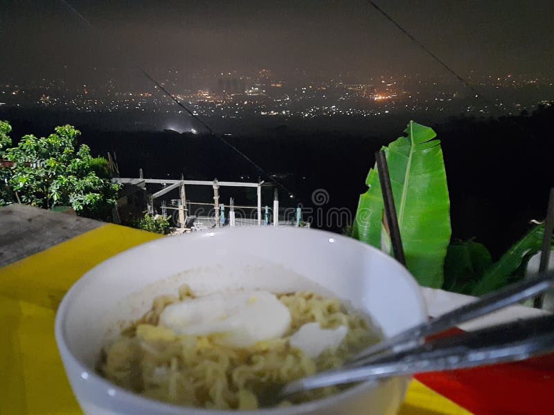 The Beauty of the Peak of the Village of Hambalang Stock Image - Image ...