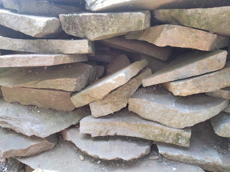 The Beauty of a Pile of Rocks in a Natural Environment Stock Image ...