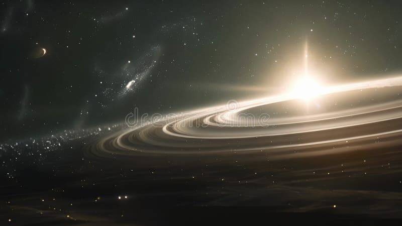 The Beauty of a Planetary Ring System with Particles of Ice and Dust ...