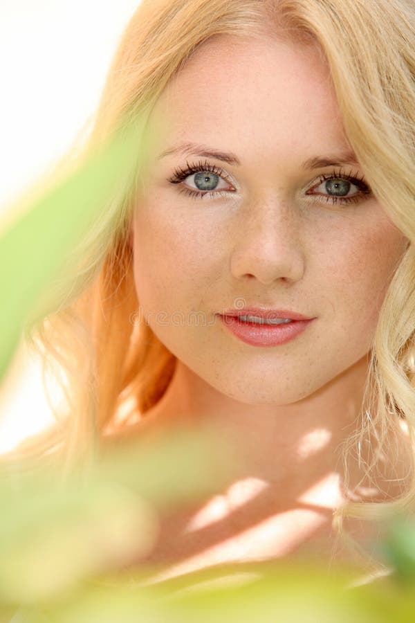 Beauty portrait stock photo. Image of outdoors, summer - 22360964
