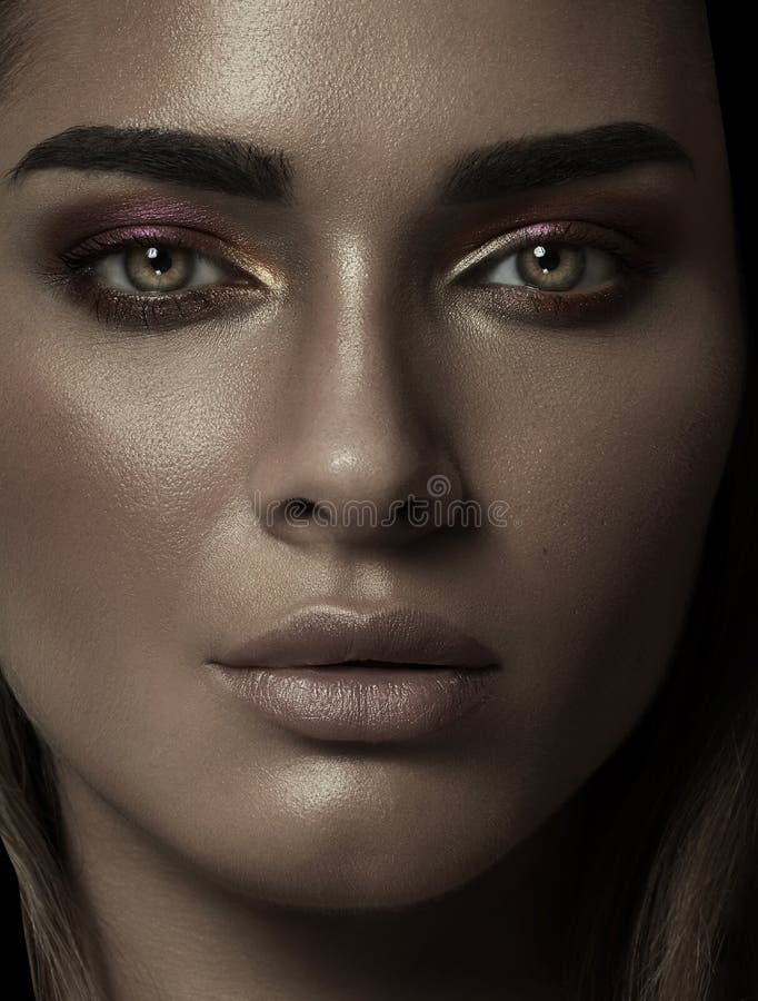 Beauty Portrait Of Caucasian Woman Stock Image Image Of Face