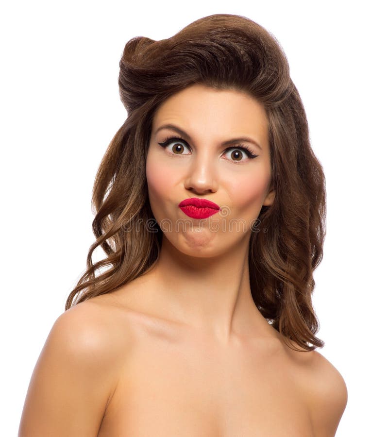 Portrait of pinup girl stock image. Image of dress, brown - 76335989 Portrait of pinup girl stock image. Image of dress, brown - 76335989
