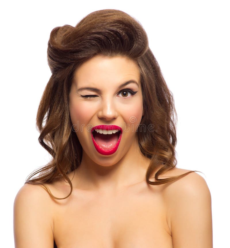 Beauty Portrait of Pinup Girl Stock Image - Image of caucasian, hair ... Beauty Portrait of Pinup Girl Stock Image - Image of caucasian, hair ...