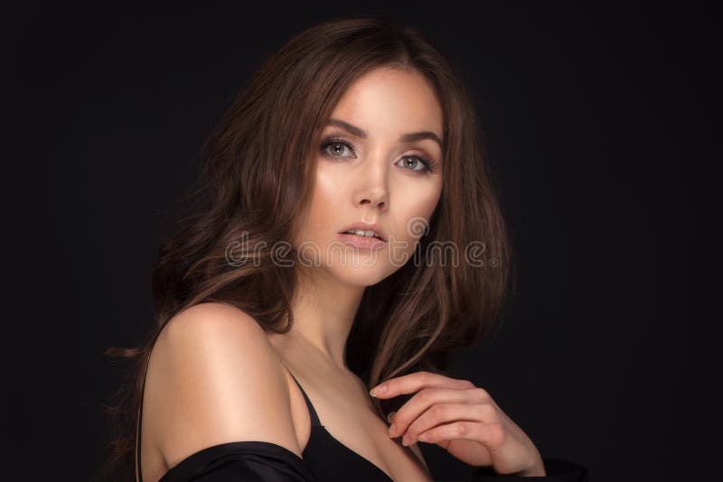 Sensual Portrait Of Young Woman Stock Image Image Of Model Seductive