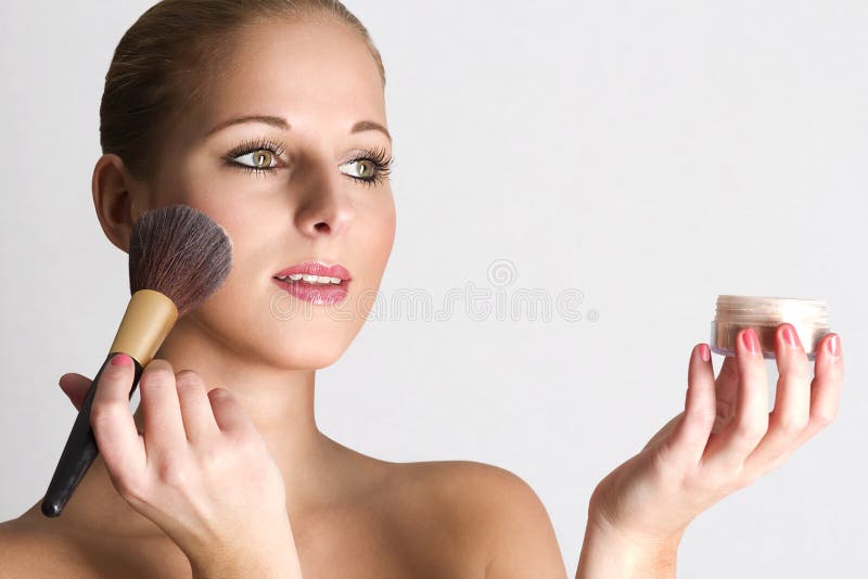 Beautiful Young Woman Drinking a Cup of Hot Tea. Stock Image - Image of ...