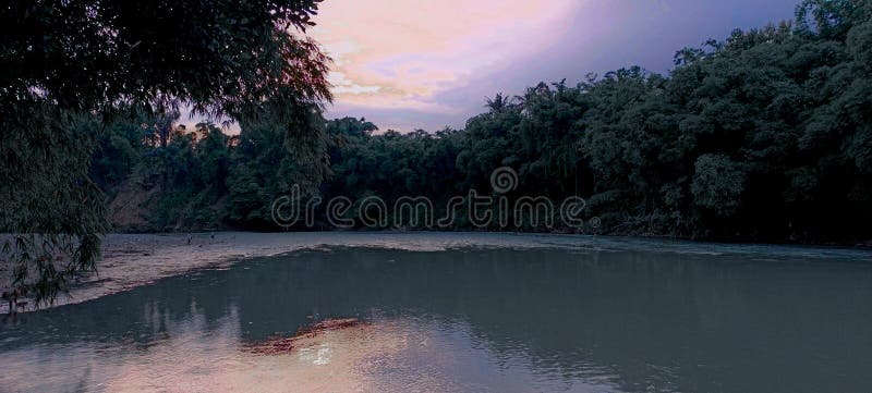 Beauty Progo River Sunset Stock Photos - Free & Royalty-Free Stock ...