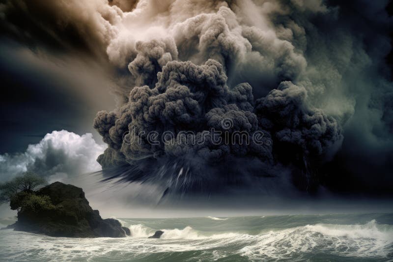 Beauty and Raw Power of Natural Elements Fighting for Dominance ...