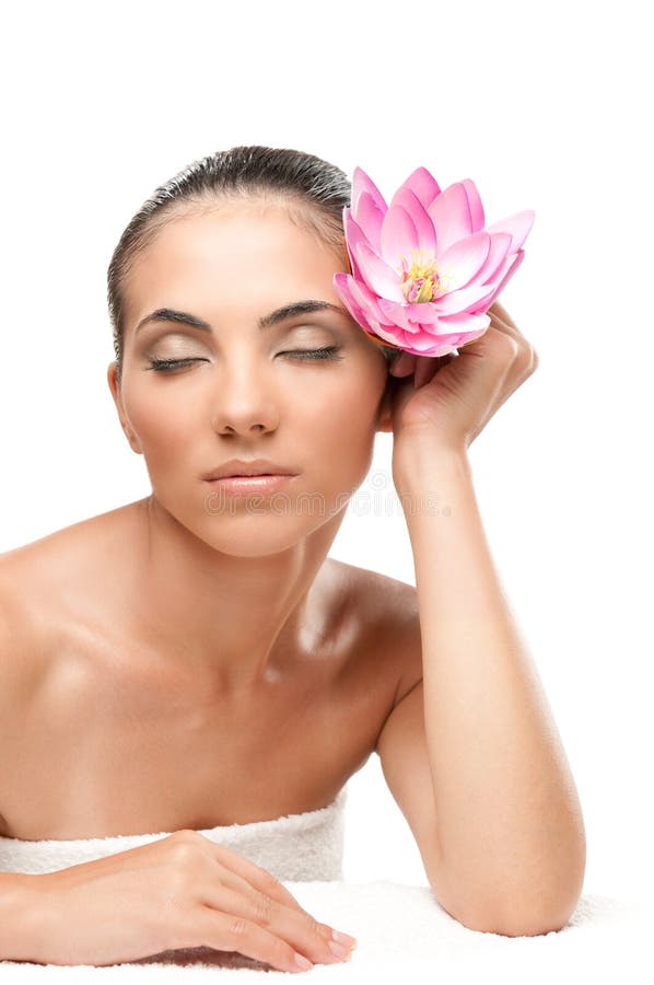 Beauty relax at spa stock image. Image of care, look - 18267671