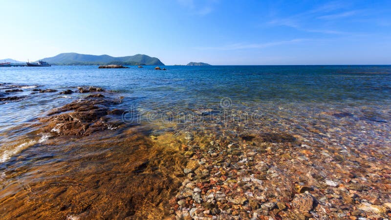 Beauty rock stock photo. Image of paradise, beach, seaside - 28400250