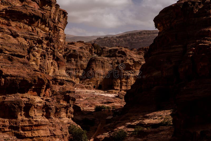 Beauty of Rocks and Ancient Architecture in Petra, Jordan. Ancient ... Beauty of Rocks and Ancient Architecture in Petra, Jordan. Ancient ...