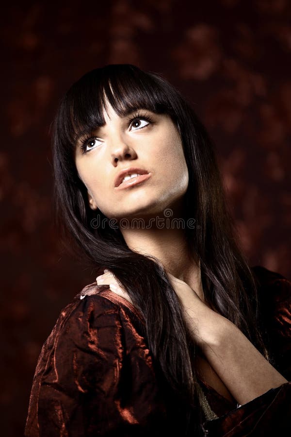 Beauty romantic pose stock photo. Image of makeup, fashion - 18949972