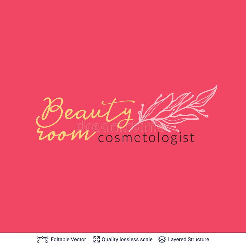 Cosmetologist Logo Stock Illustrations – 740 Cosmetologist Logo Stock ...