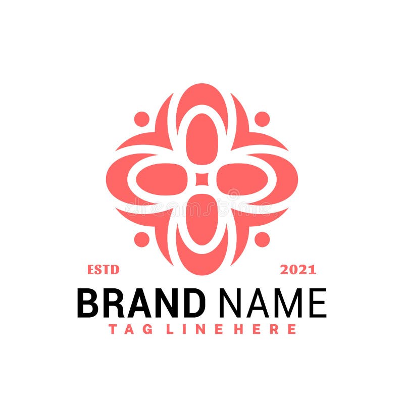 Beauty Rose Cosmetic Logo Vector Design, Creative Logos Designs Concept ...