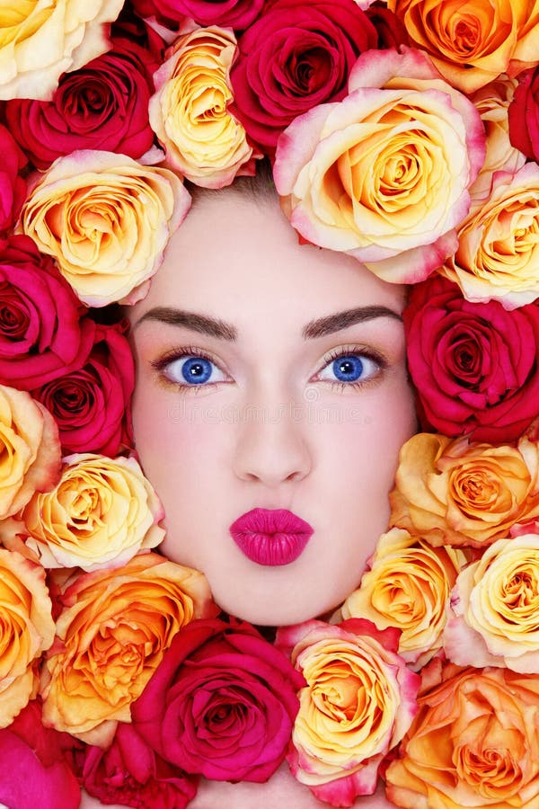 Beauty in roses stock photo. Image of attractive, health - 25880778