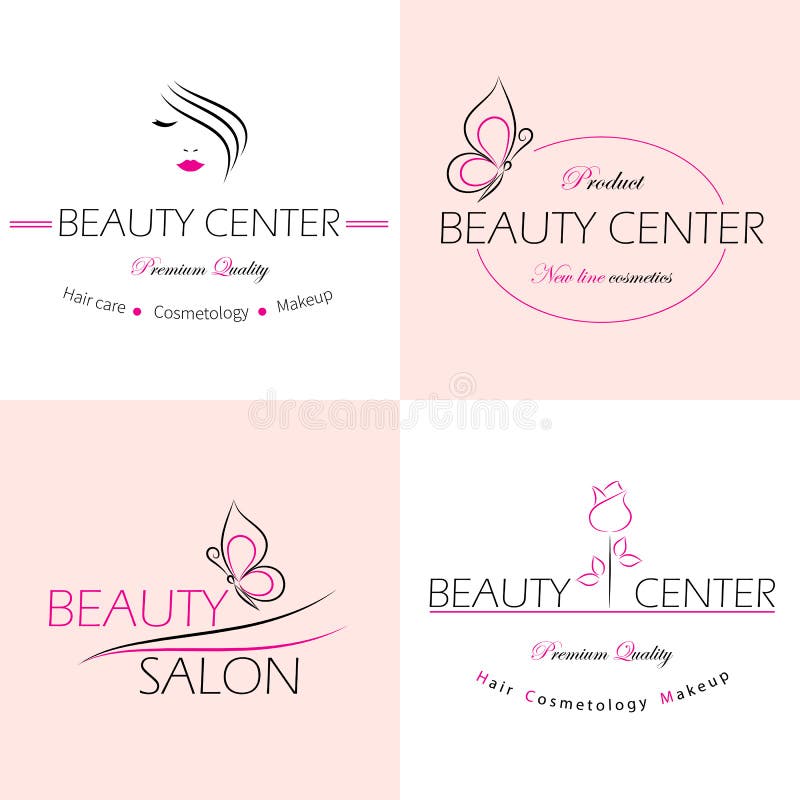 Beauty salon labels stock vector. Illustration of label - 61617417