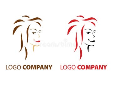 Beauty salon logo stock illustration. Illustration of eyelashes - 5485877