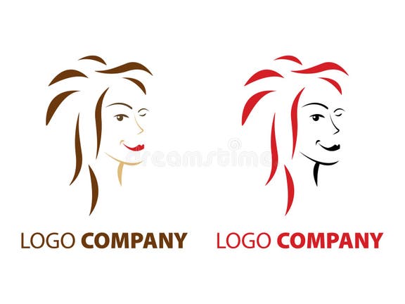 Beauty salon logo stock illustration. Illustration of eyelashes - 5485877