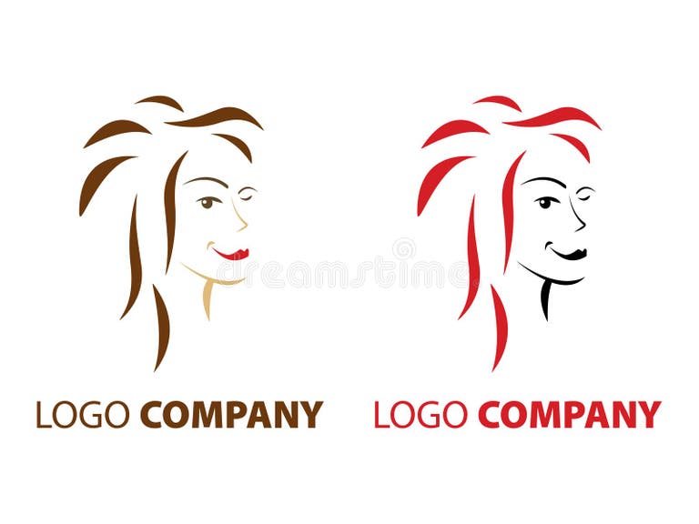 Beauty salon logo stock illustration. Illustration of eyelashes - 5485877