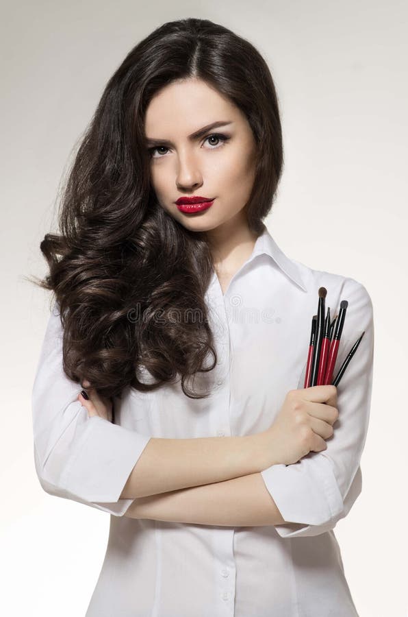 Beauty Salon Workers with Professional Tools Stock Image - Image of ...