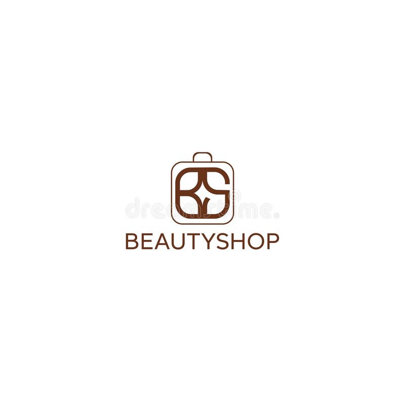 Beauty shop letter logo stock vector. Illustration of isolated - 277692147