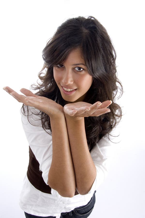 Beauty Shot of Beautiful Model Stock Photo - Image of person, female ...