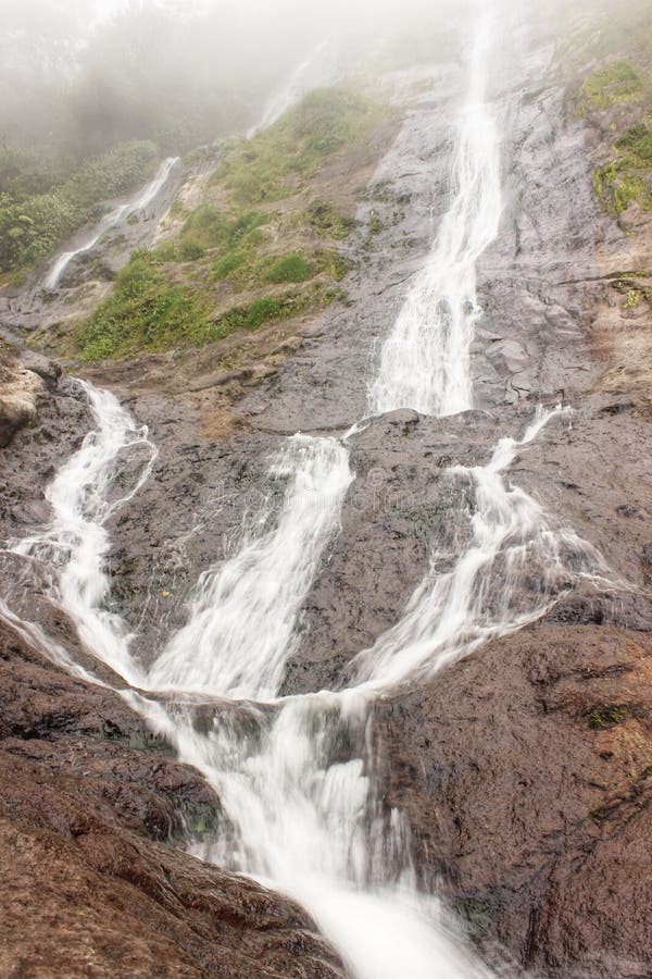 The Beauty of Sikarim Waterfall Stock Image - Image of beauty, valley ...