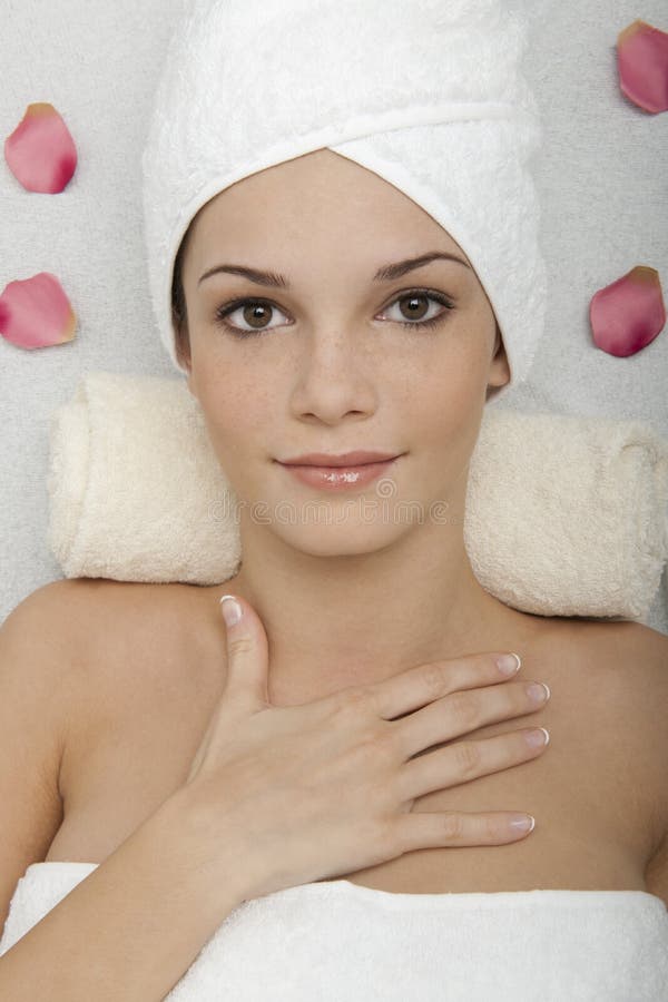 Beauty at Spa stock image. Image of back, orchid, relaxation - 15145419