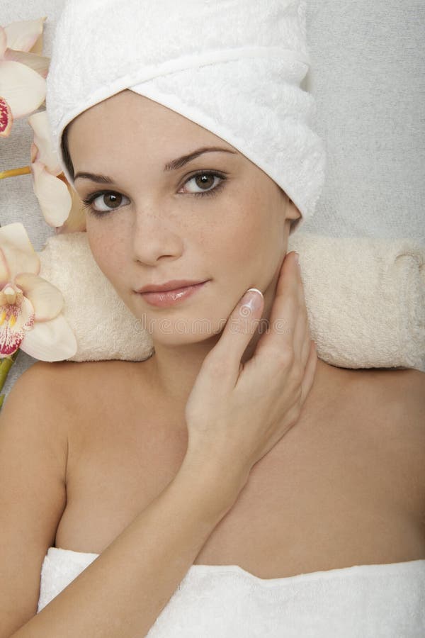 Beauty at Spa stock image. Image of back, orchid, relaxation - 15145419