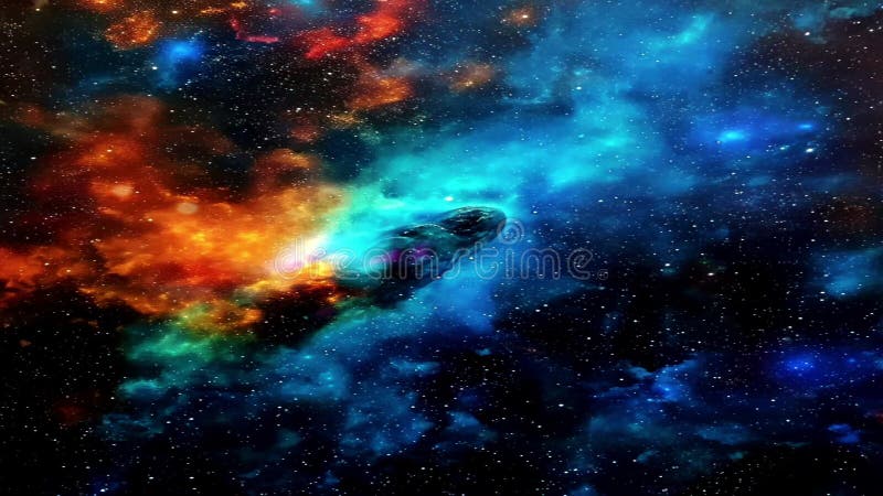 The Beauty of Space in the Solar System with Colorful Galactic Objects ...