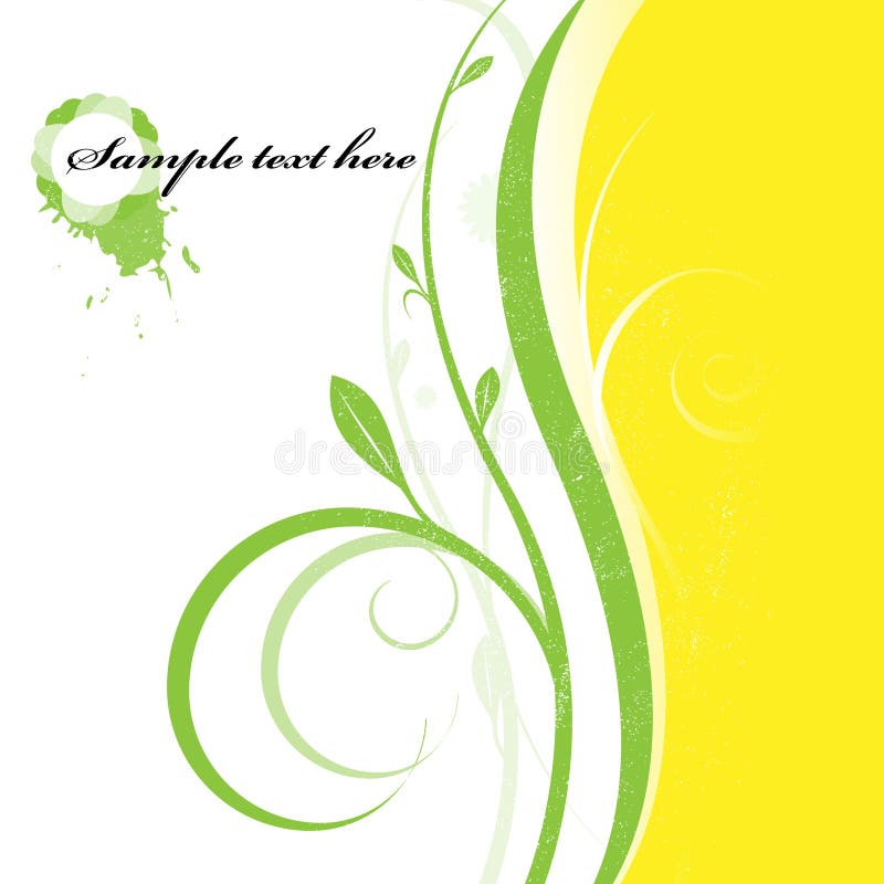 Beauty Spring Sample Text Background Stock Illustration - Illustration ...