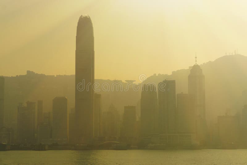 Beauty Sunlight View on Modern City Stock Photo - Image of facade ...