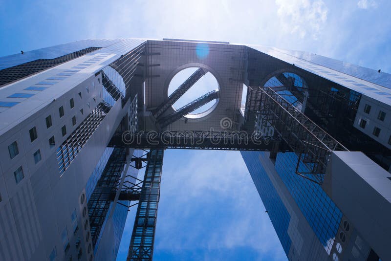 The Beauty of the Tall Building Seen from the Ground Stock Image ...
