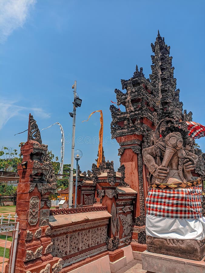 The Beauty of the Temple Building is Very Magnificent Stock Image ...