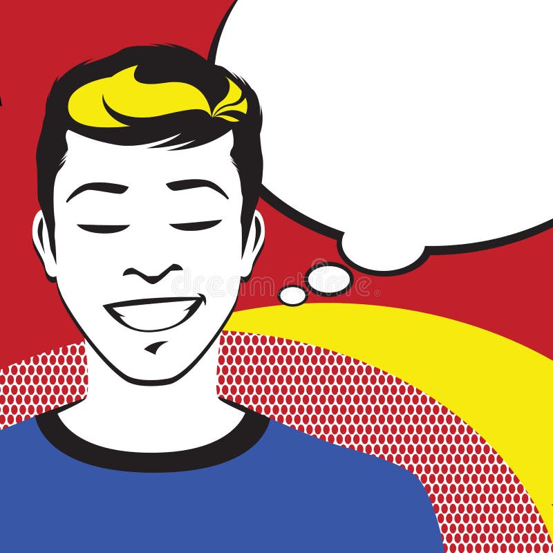 Cartoon Drawing Laughing Man Stock Vector - Illustration of grin ...