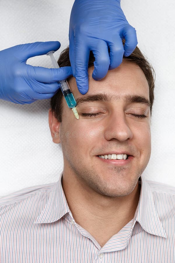 Beauty Treatment for man stock photo. Image of facelift - 109347156