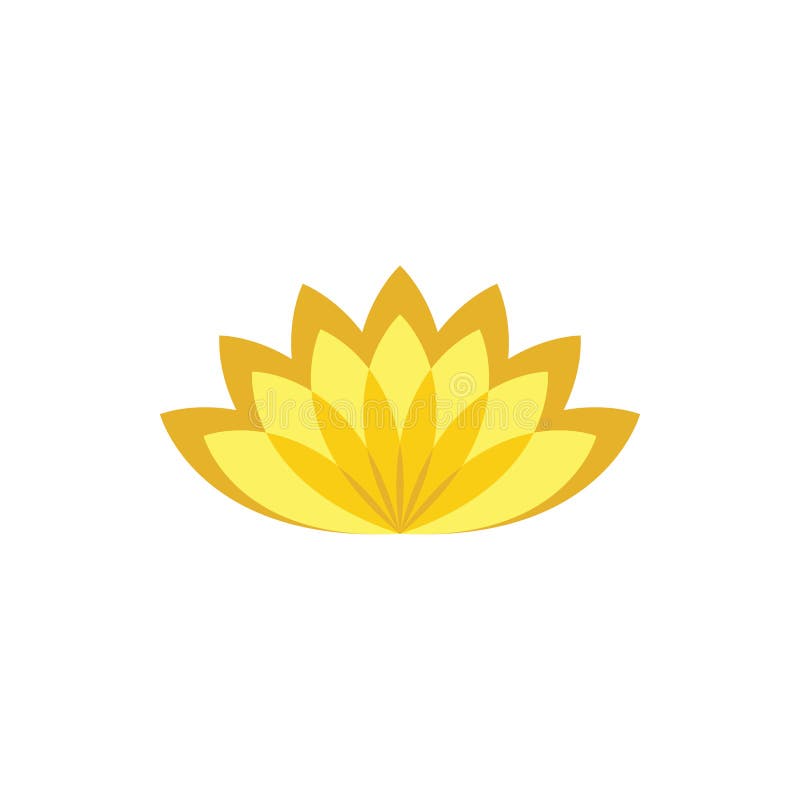 Beauty Vector lotus icon stock vector. Illustration of decorative ...