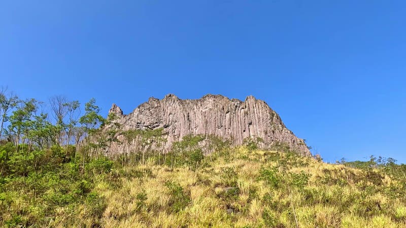 The Beauty of the View of Mount Kelud during the Day Stock Video ...