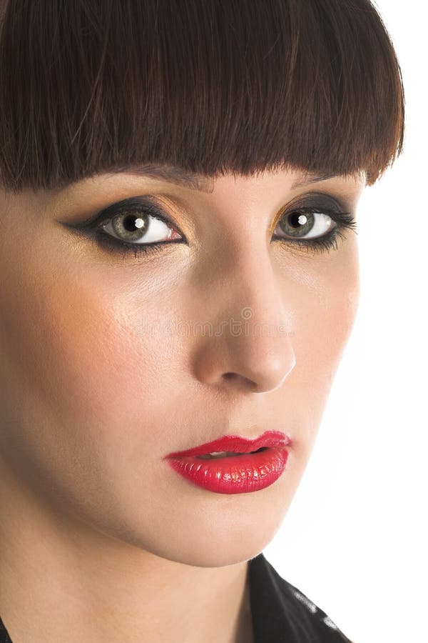 Beauty woman stock image. Image of person, hairstyle - 13254639