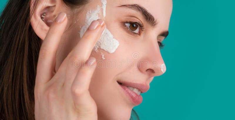 Beauty Woman With Clean Healthy Skin Natural Make Up Spa Concept