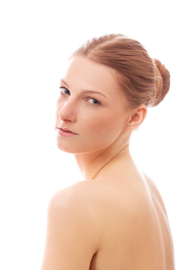 Beauty Woman Face Portrait Beautiful Spa Model Girl With Perfect Fresh