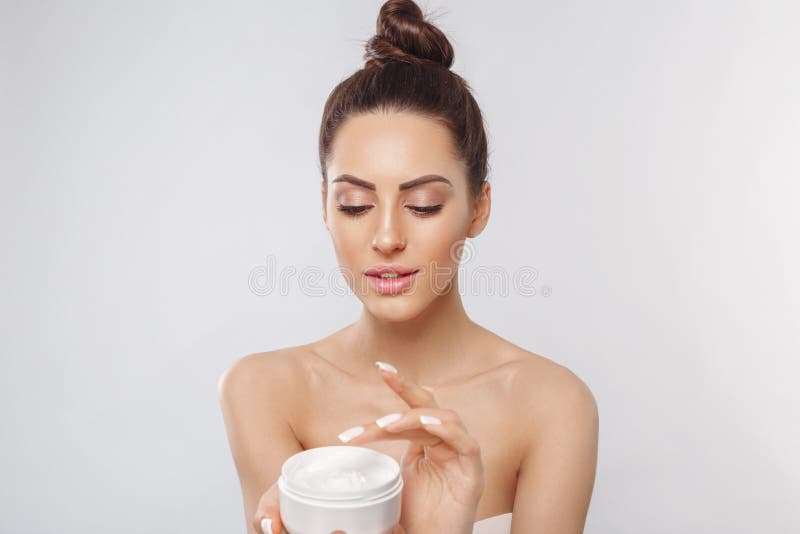 Beauty Woman Face Skin Care Portrait Of Attractive Young Female
