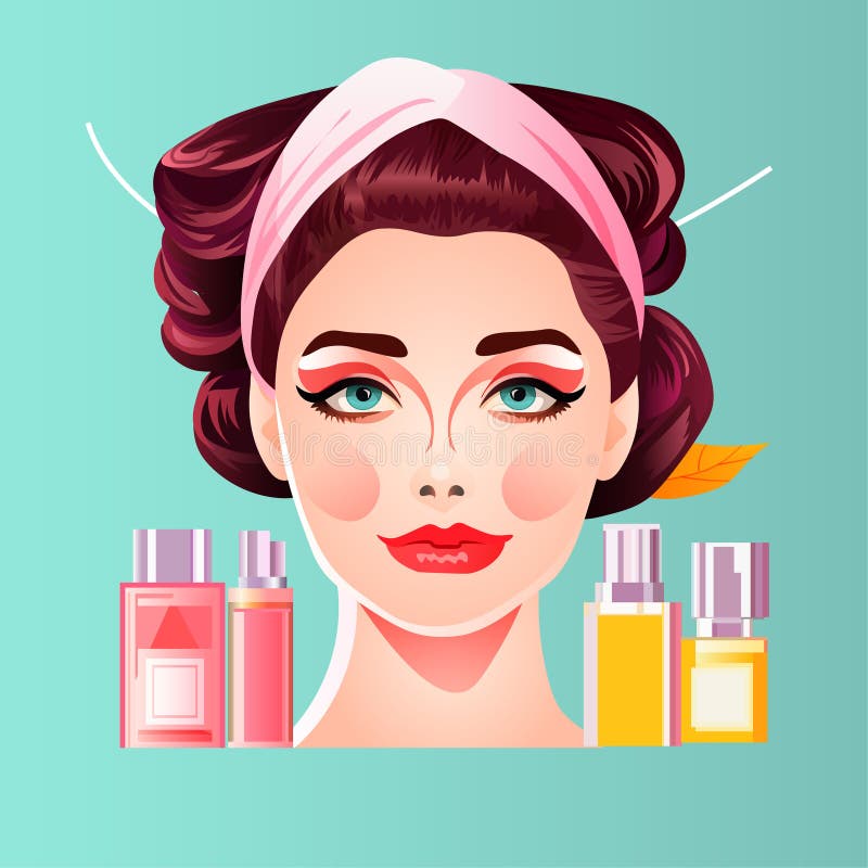 Beautiful Sexy Woman Make Stock Illustrations 2 417 Beautiful Sexy