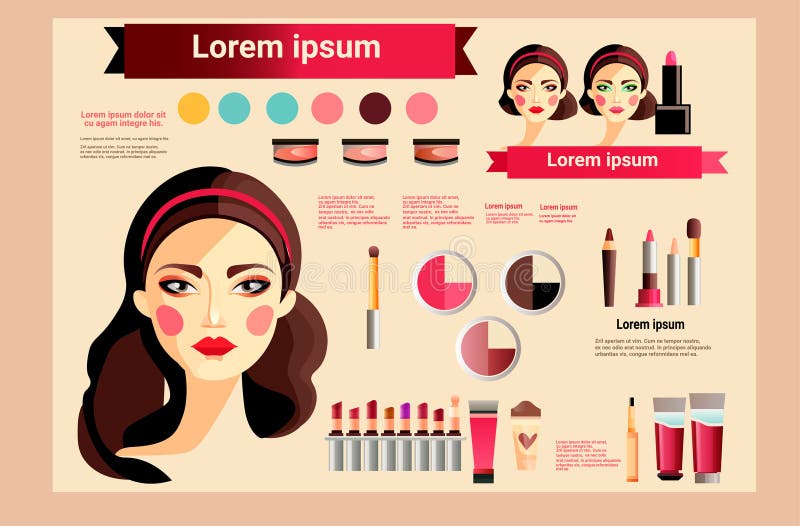 Beauty Woman With Perfect Makeup Beautiful Professional Make Up Salon